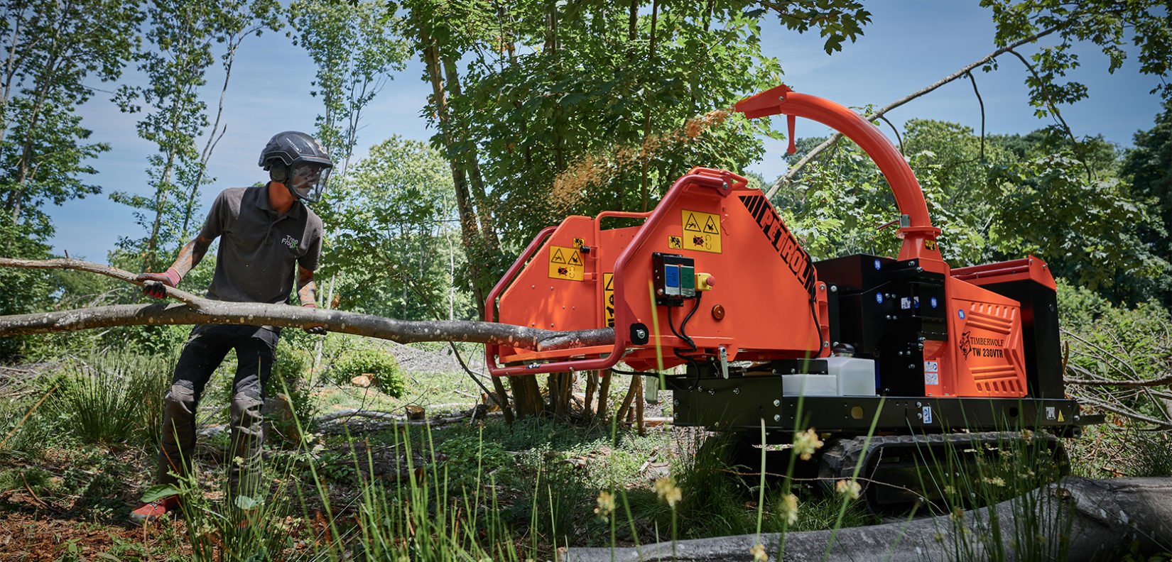 Timberwolf TW 230VTR 6" tracked Chipper - sales, parts, service