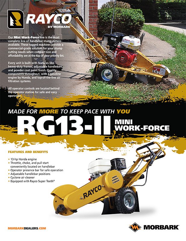 Green Plant UK - Rayco RG13 Series II Stump grinder for sale or hire ...
