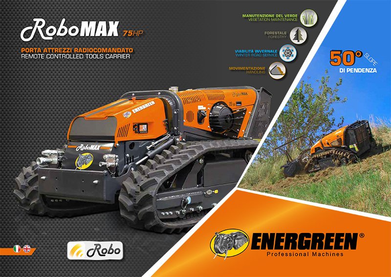 Energreen UK - RoboMAX 75HP remote controlled machine for sale from ...