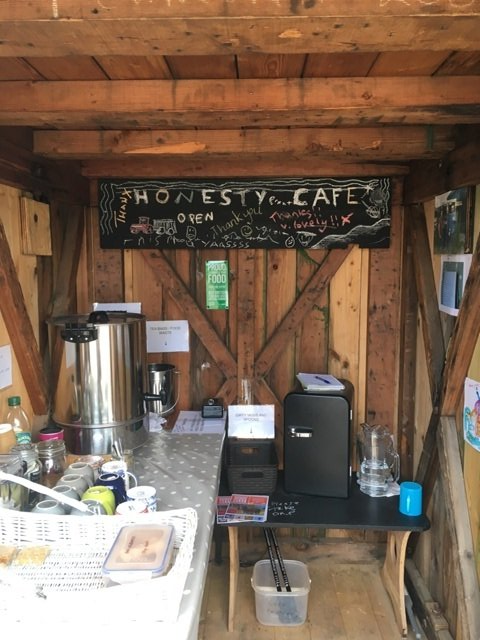 Honesty cafe at Stantyway Farm, Otterton