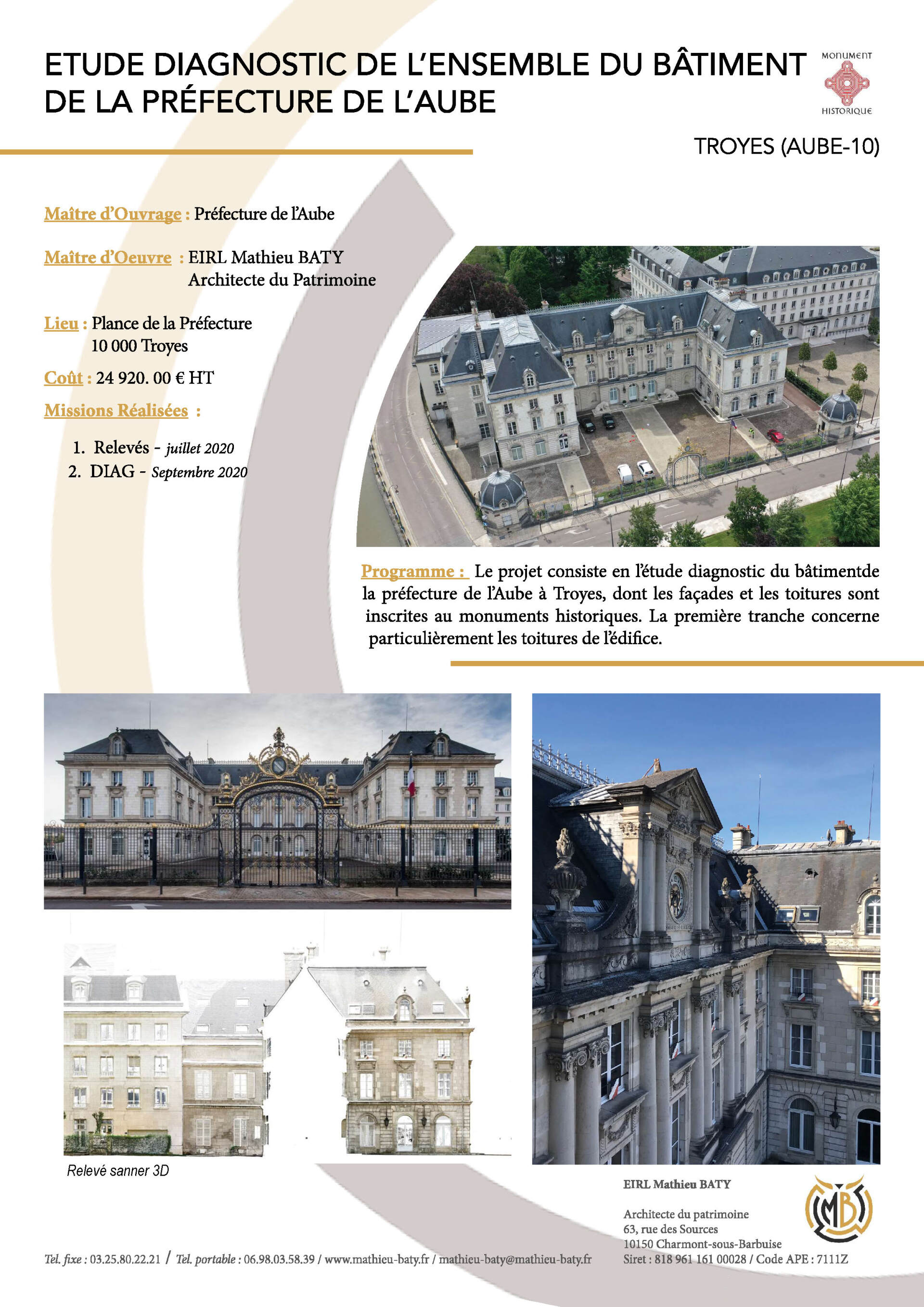 La préfecture de l'Aube
