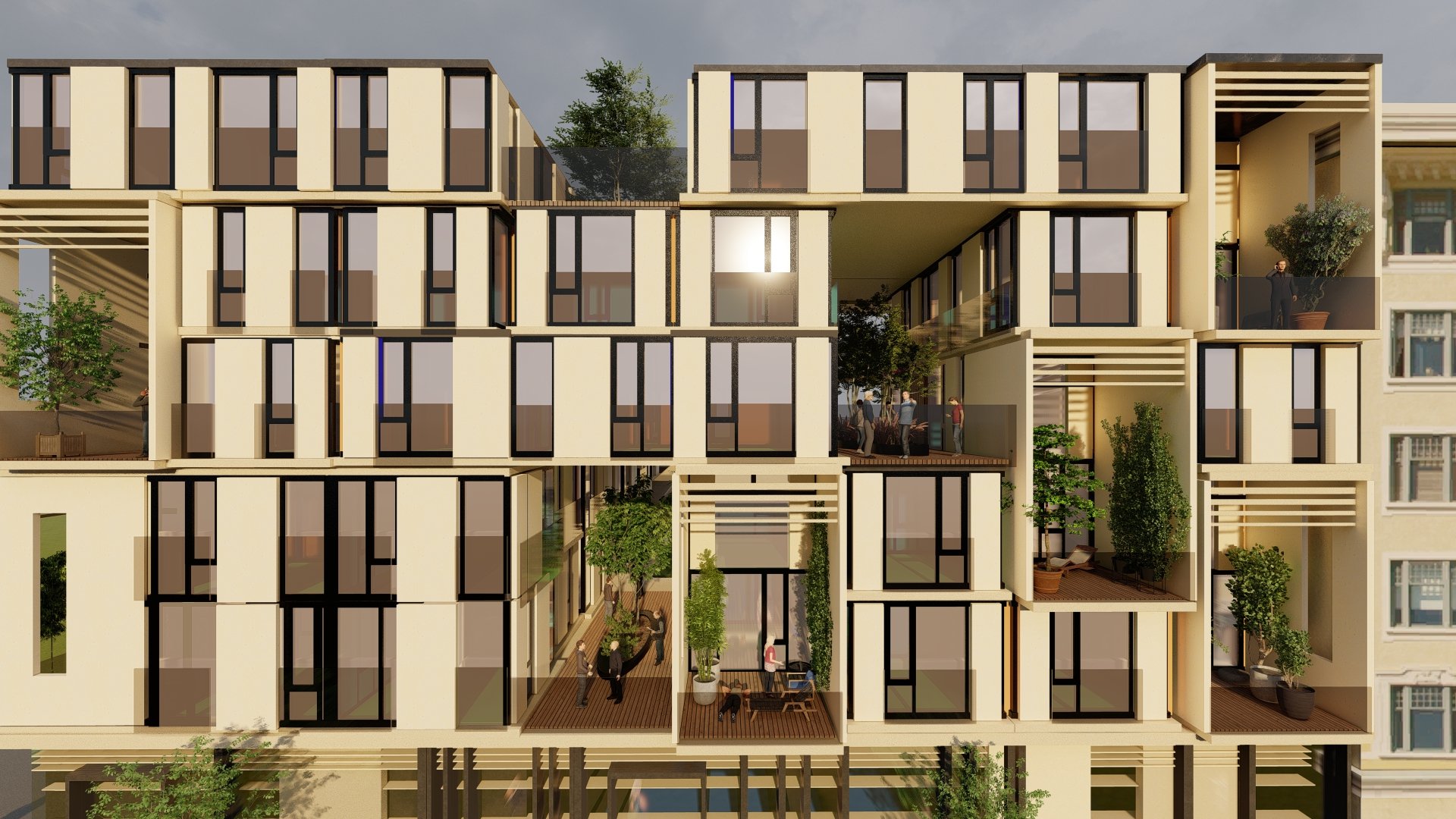 Modularer Wohnungsbau