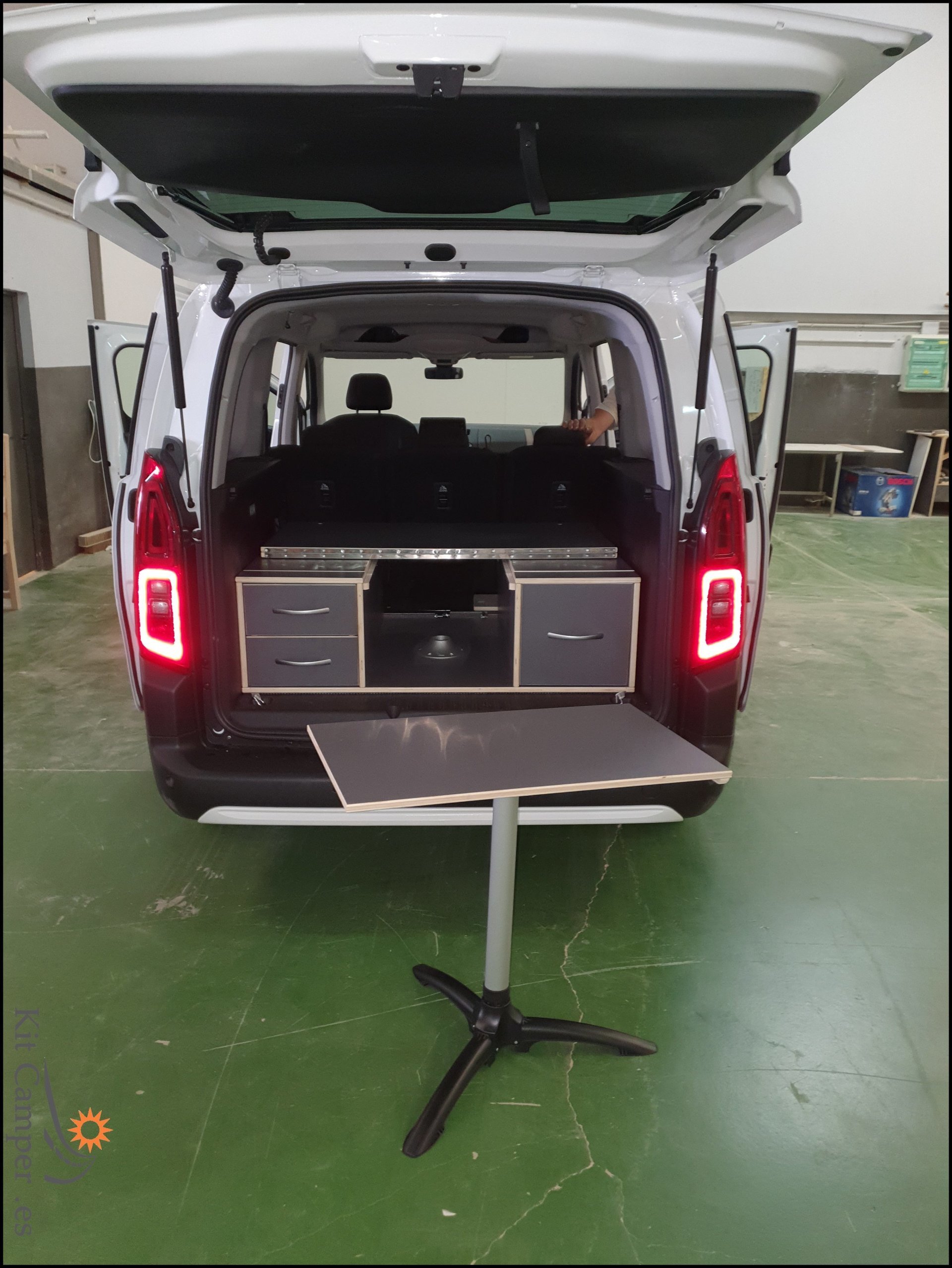 Kit mueble camper para peugeot rifter long