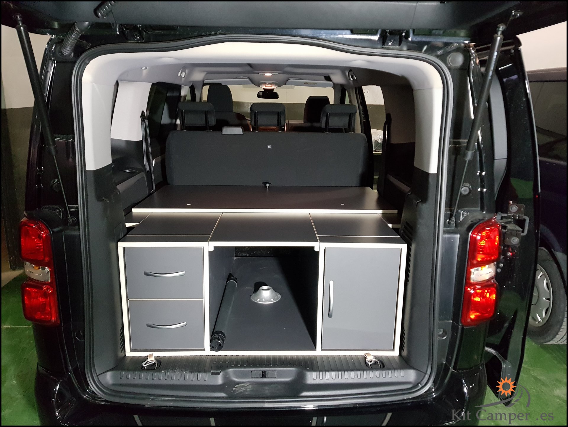 mueble camper para citoen spacetourer, kit camper citoen spacetoure