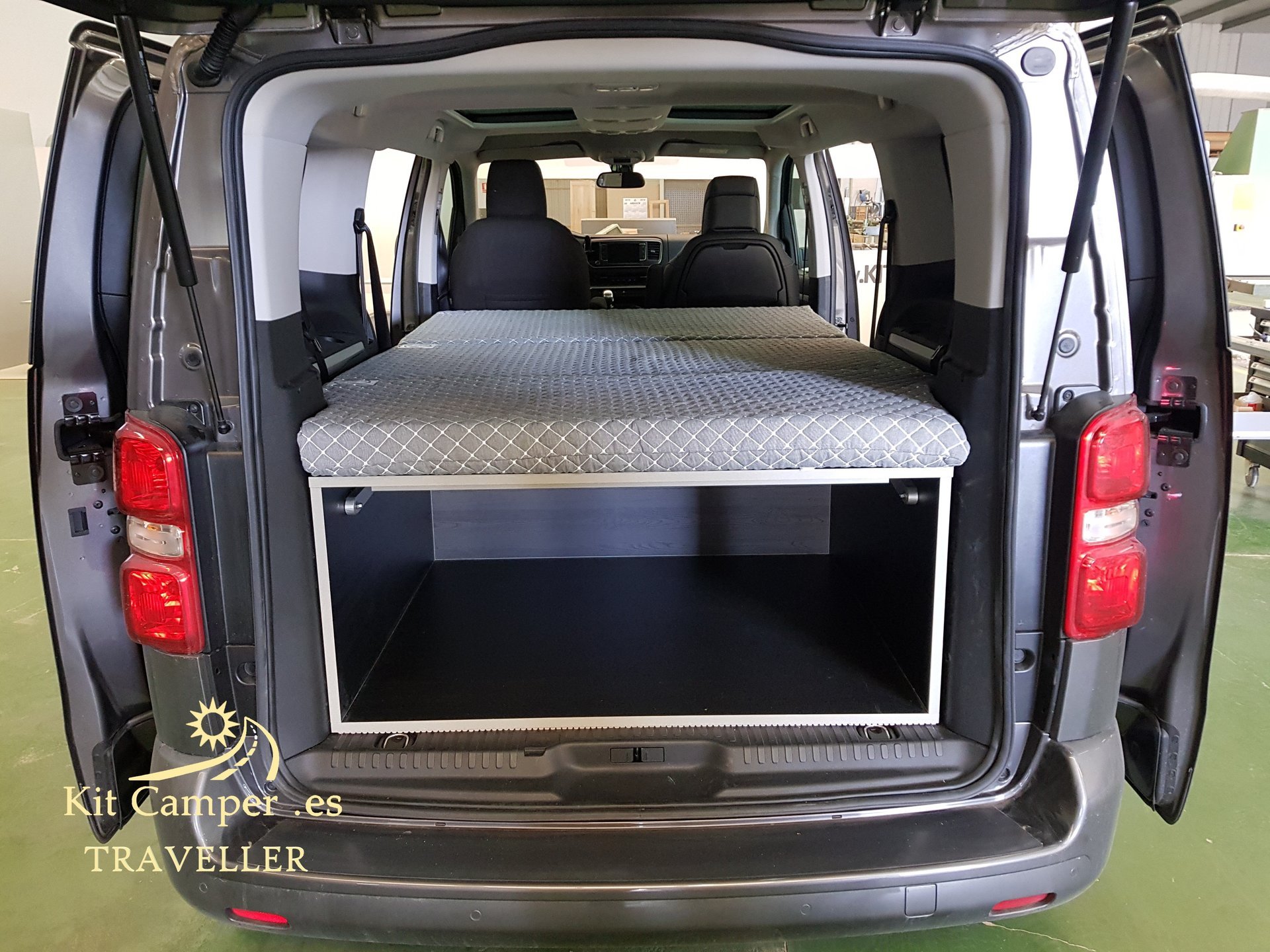 mueble camper para citoen spacetourer, kit camper citoen spacetoure