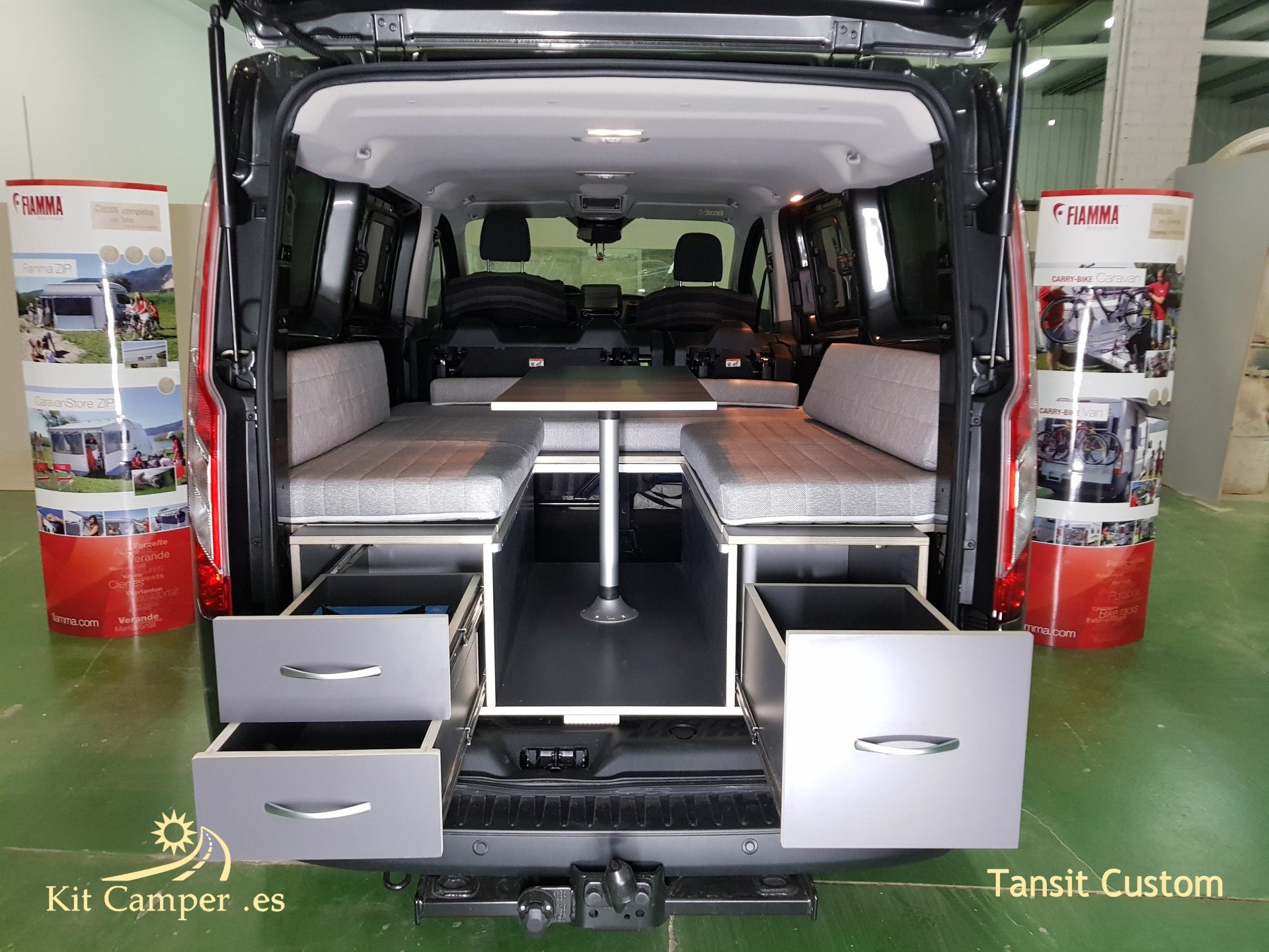 mueble camper para tourneo custom, kit camper para tourneo custom