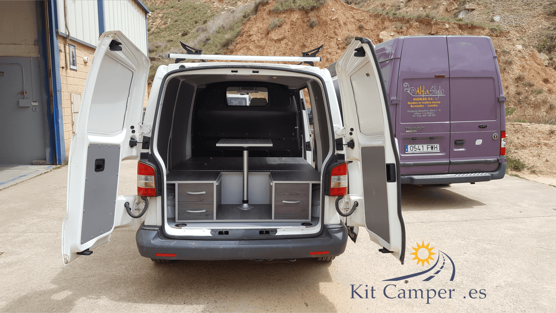 muebles camper con cama y kit camper