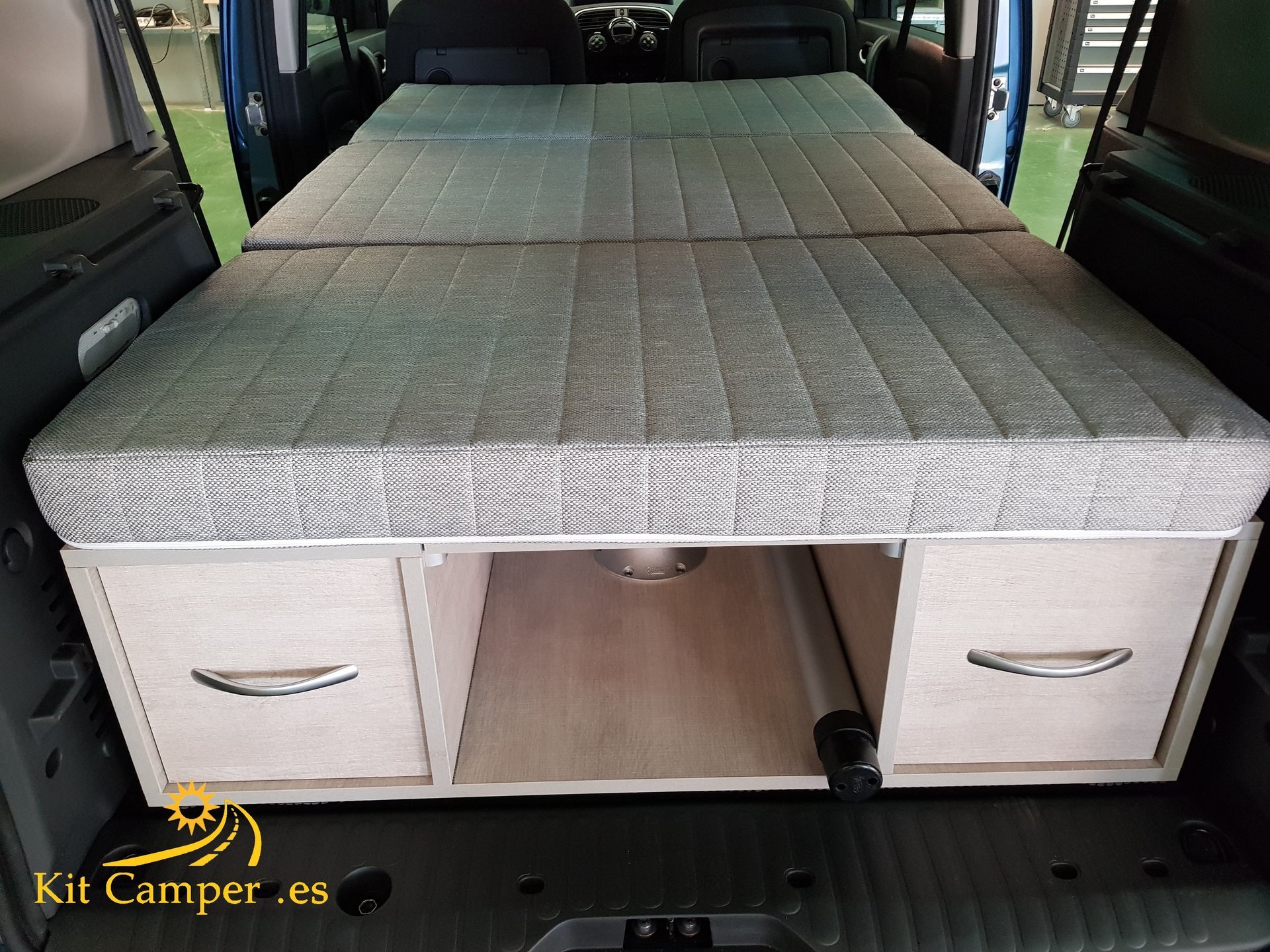 Mueble kit camper para camperizar Renault Kangoo sin homologación con ...