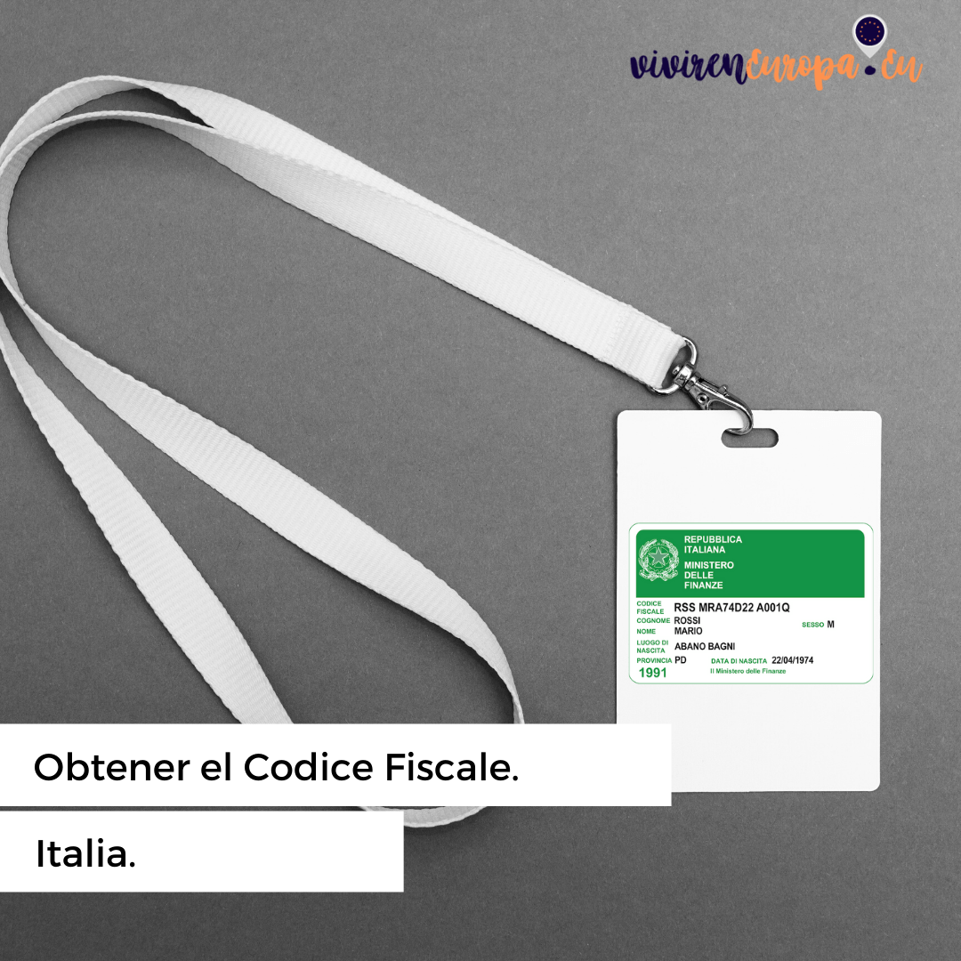 Obtener el Codice Fiscale