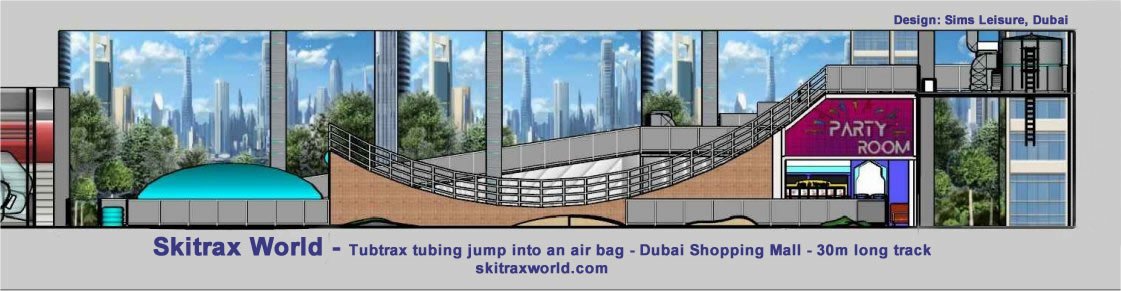 New Tubtrax tubing track in Dubai
