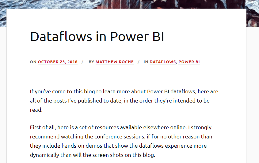 Data God Matthew Roche