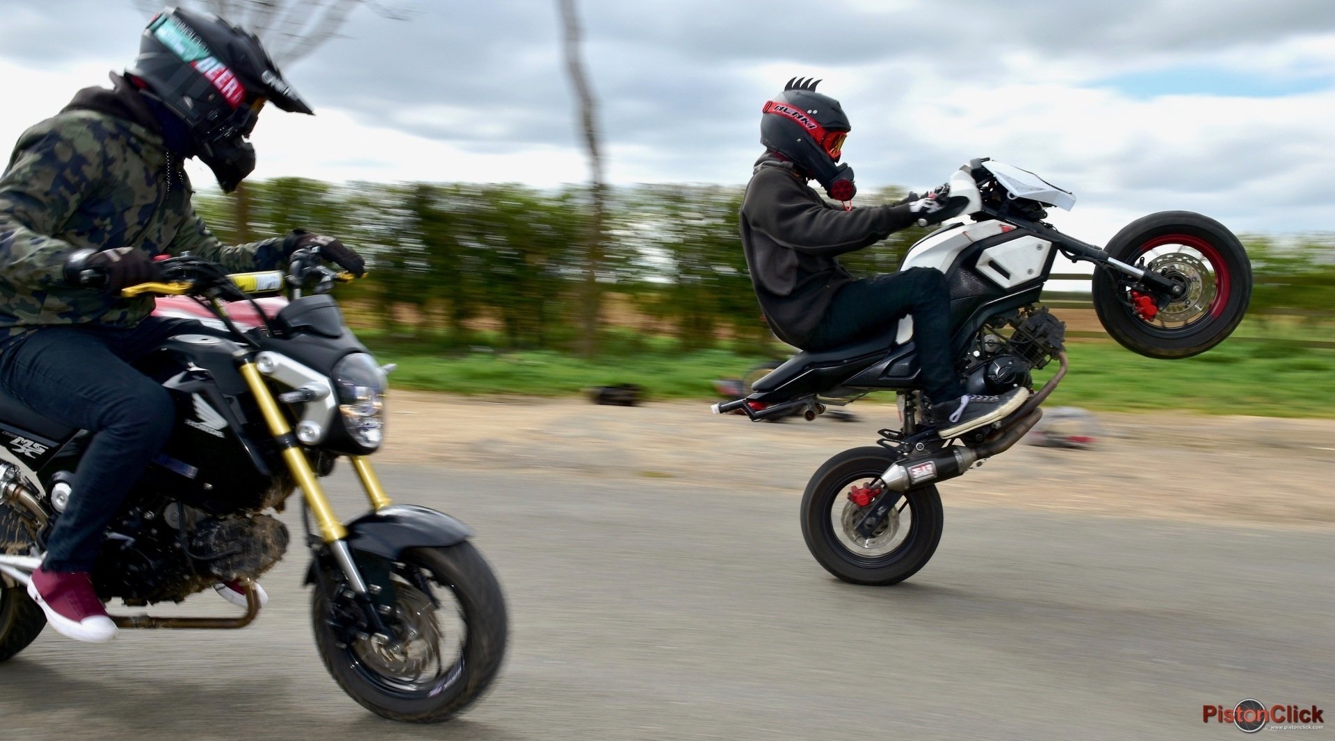 Riding a Honda Grom at the IoM TT