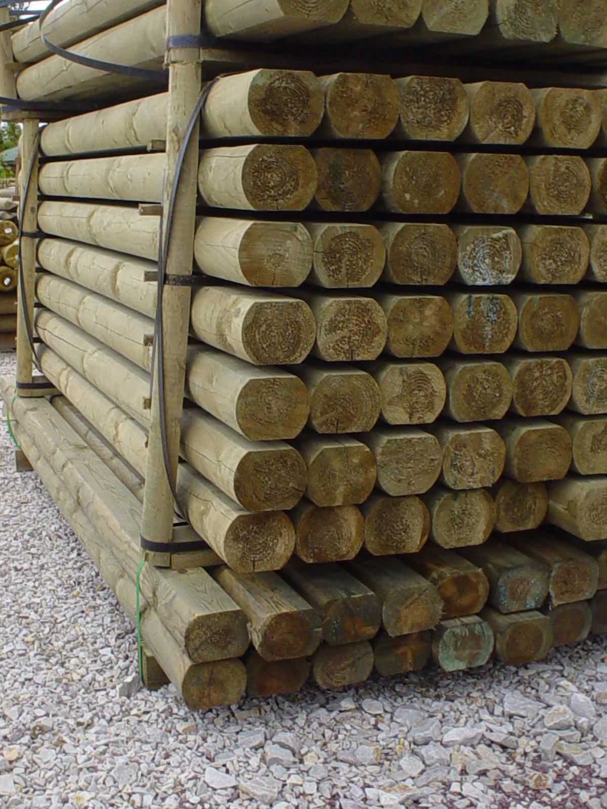 Produits en bois - rondins et traverses