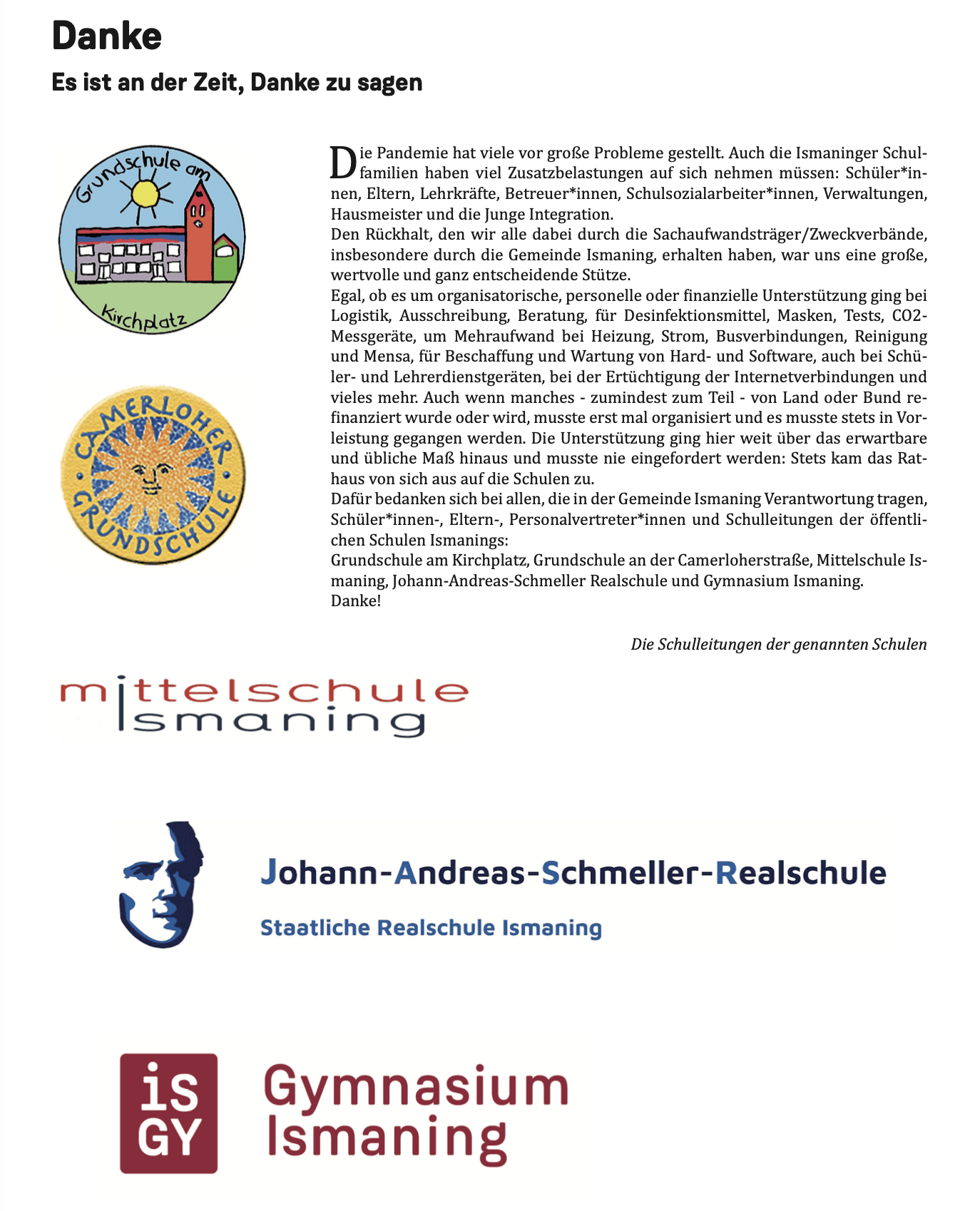 Realschule Ismaning Startseite