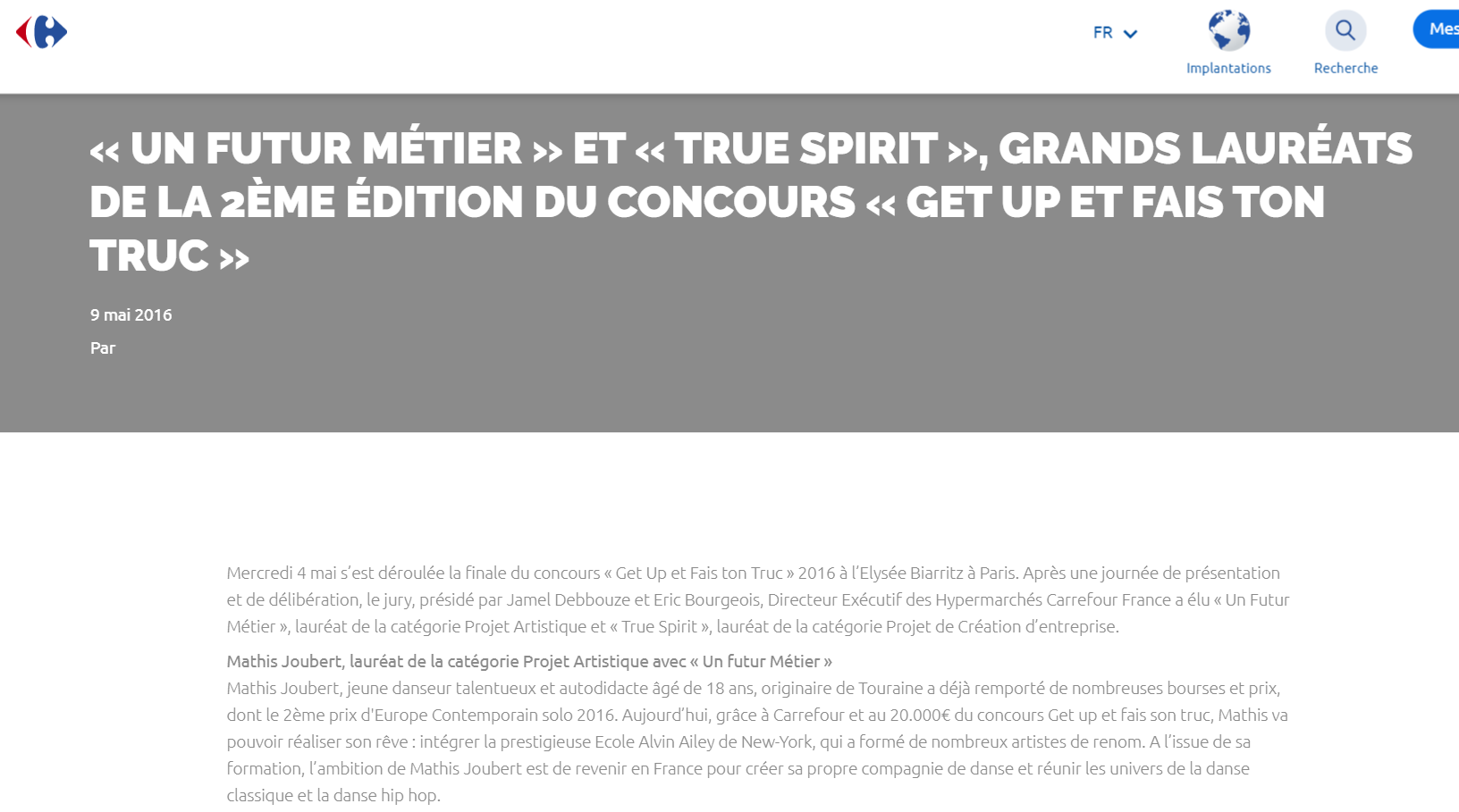 Press - Mathis Joubert