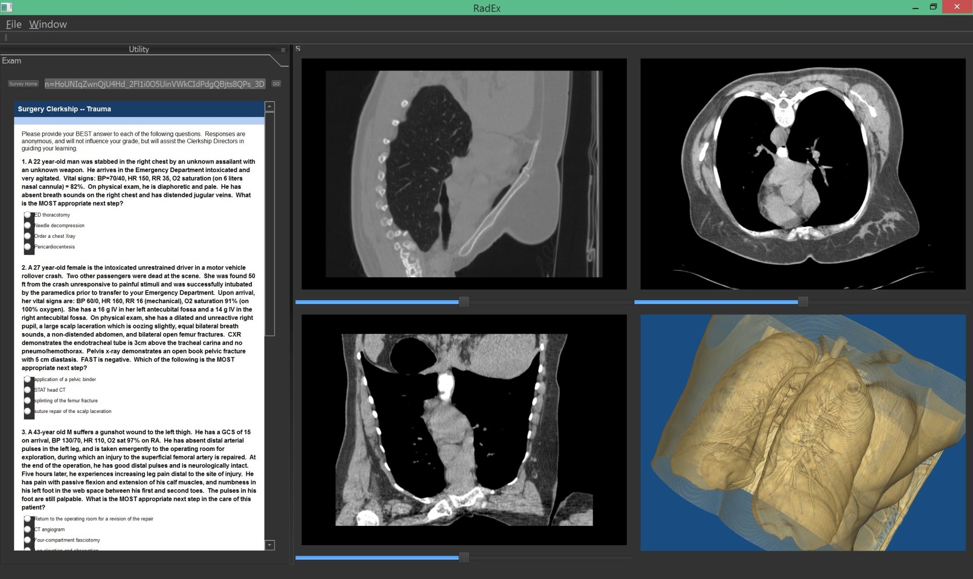 RadexTM Radiology Training Software