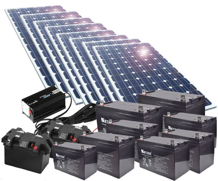 Baterías Solares para placas y paneles solares