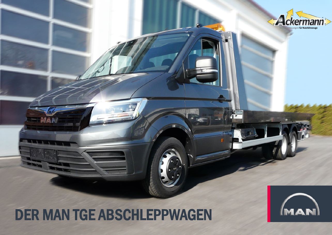 Der MAN TGE Abschleppwagen