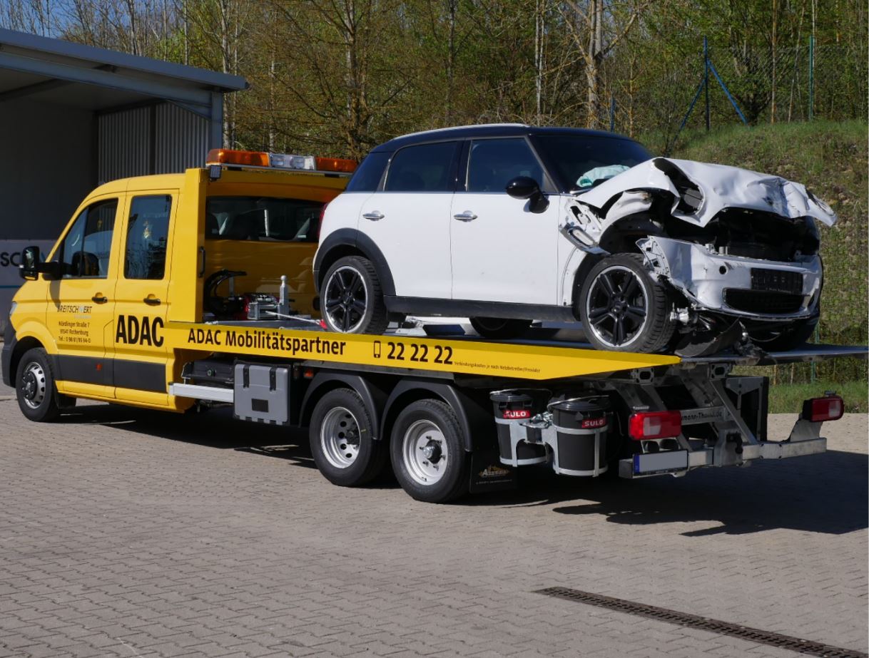 Der MAN TGE Abschleppwagen