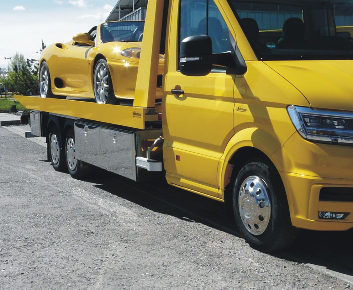 Der MAN TGE Abschleppwagen