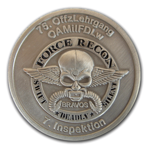 Münzen, Taler, Coin, Challenge Coin, Commander's Coin geprägt in 2D/3D