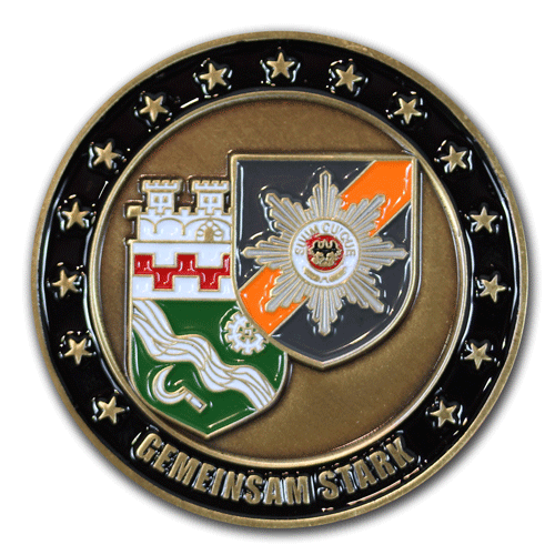 Münzen, Taler, Coin, Challenge Coin, Commander's Coin geprägt in 2D/3D