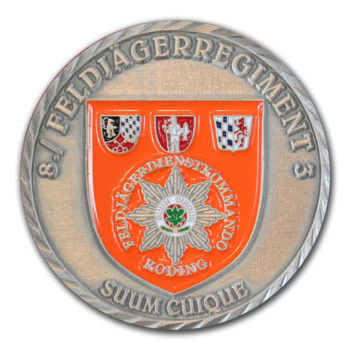 Münzen, Taler, Coin, Challenge Coin, Commander's Coin geprägt in 2D/3D