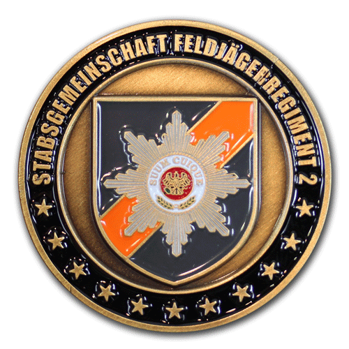 Münzen, Taler, Coin, Challenge Coin, Commander's Coin geprägt in 2D/3D