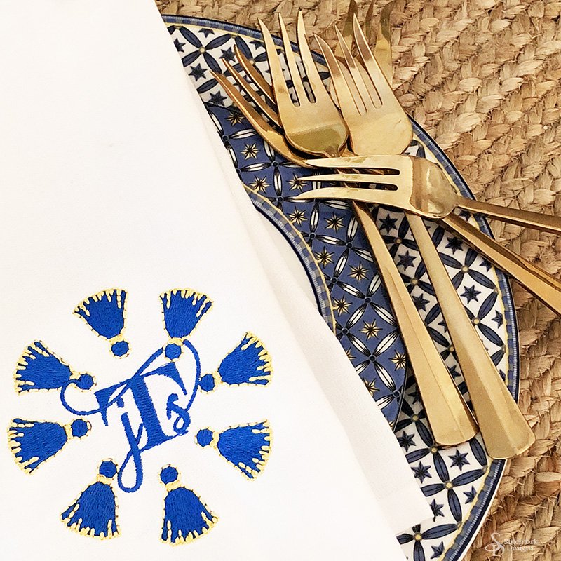 Custom Monograms | Nationwide | Stitchfork Designs