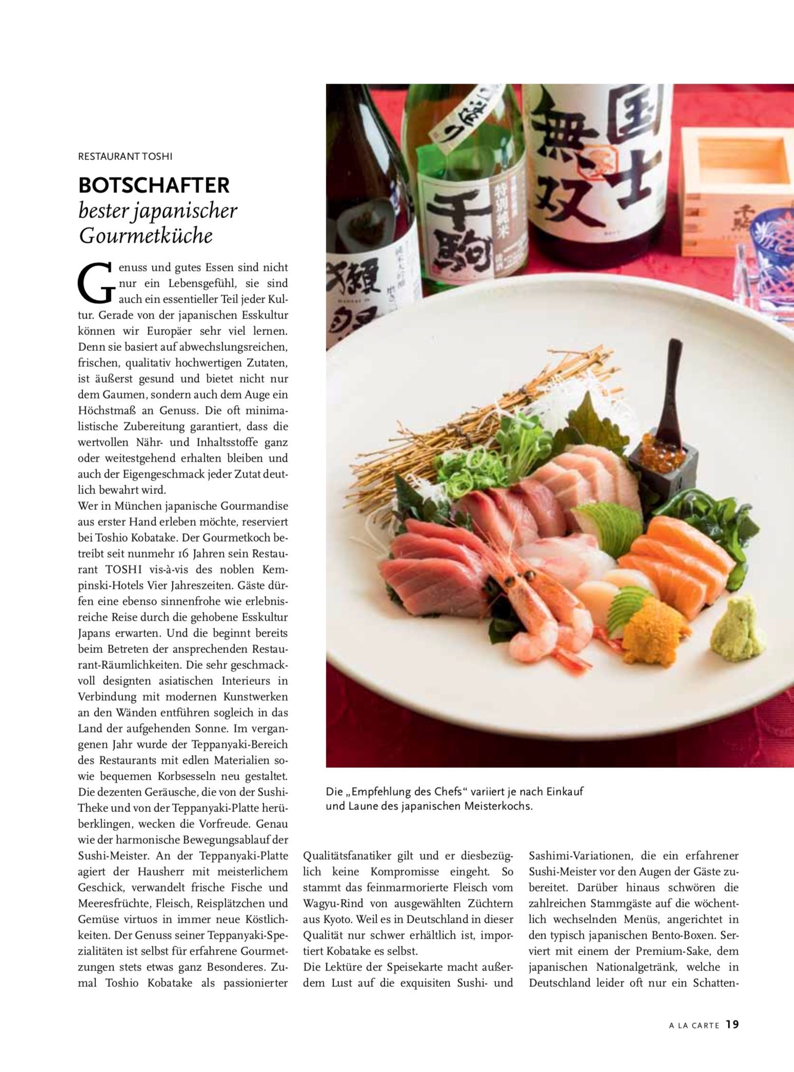 Restaurant TOSHI + JAPATAPA Noodle Men München