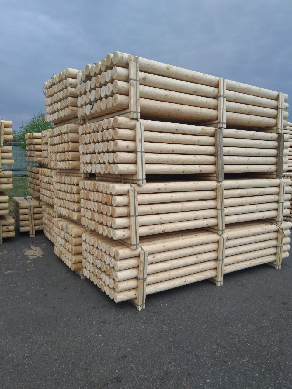 Imco Timber Sleepers Fencing and Machine Rounded Posts or Cundys