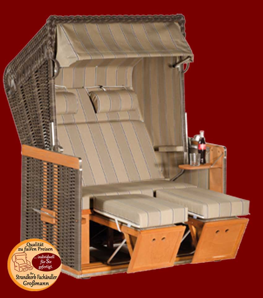 Strandkorb Nordsee-Modell Konsul individuell gefertigt