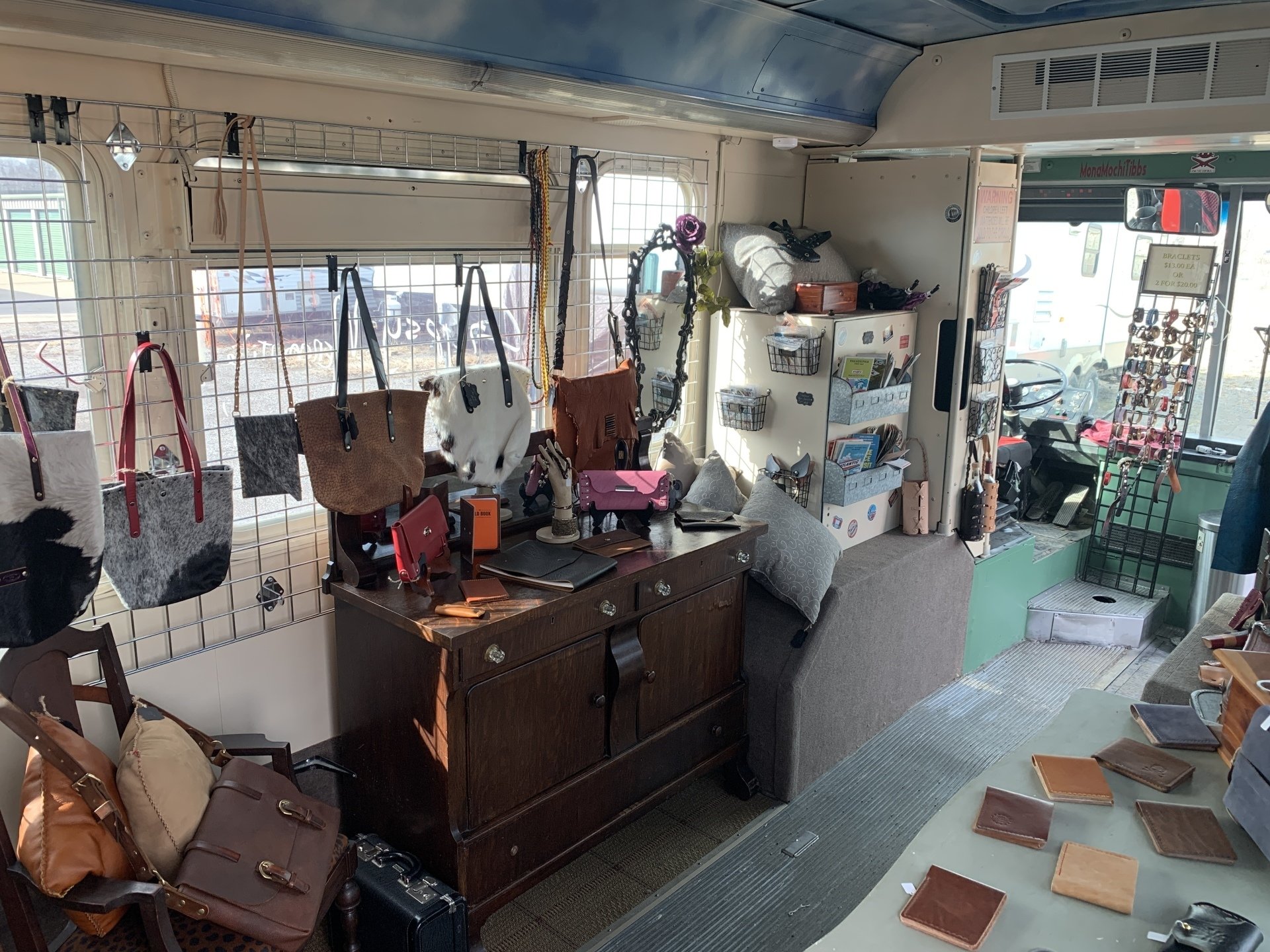 Gypsy Mercantile bus boutique