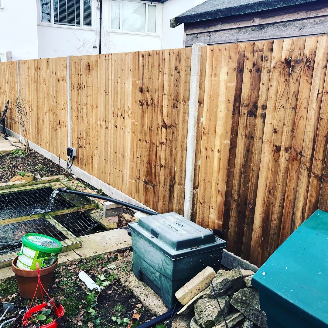 Feather Edge Fencing