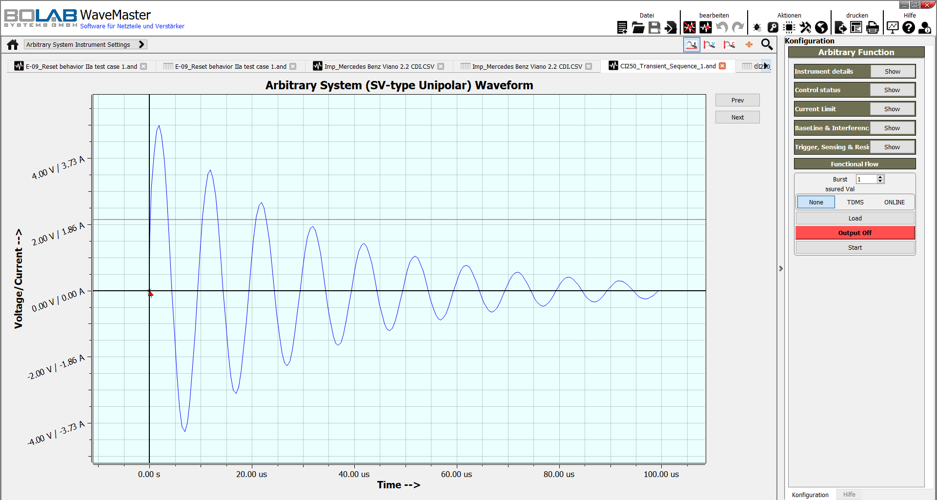 VW 80000 / LV 124 : Battery Test Systems