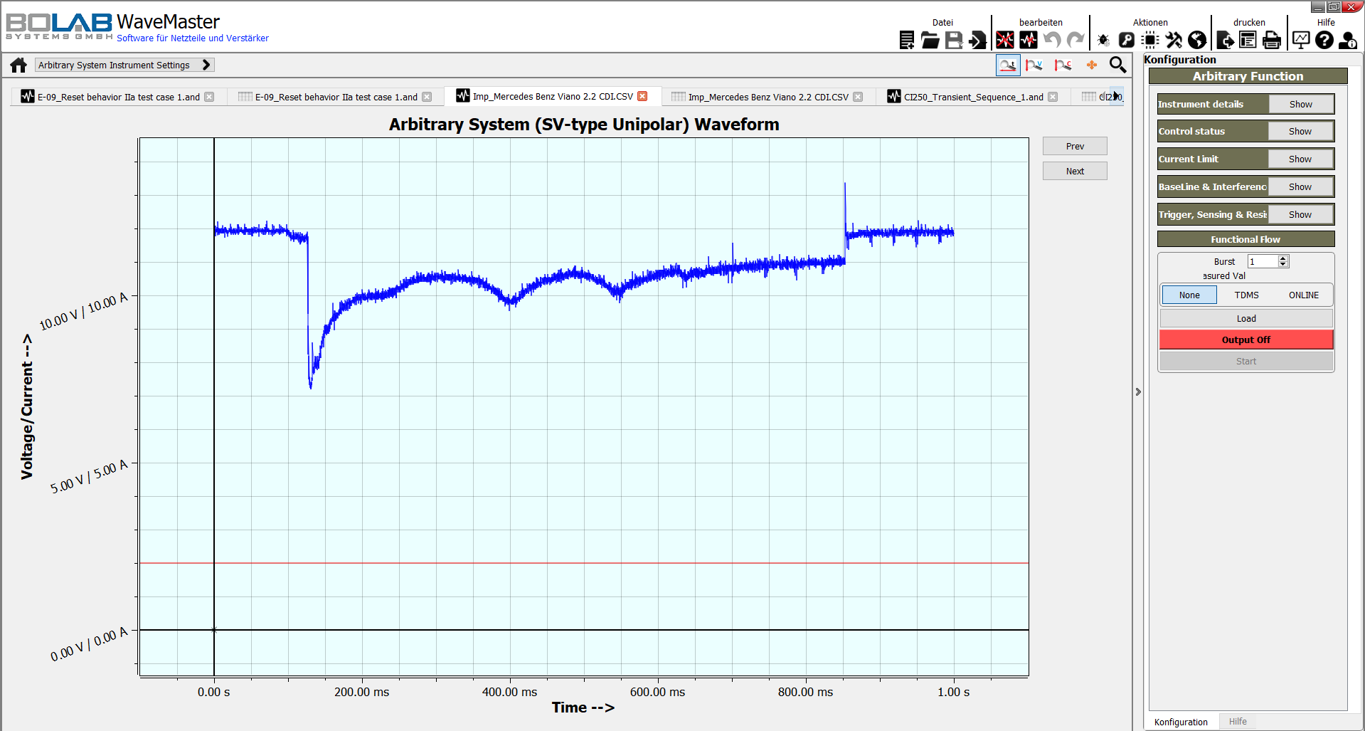 VW 80000 / LV 124 : Battery Test Systems