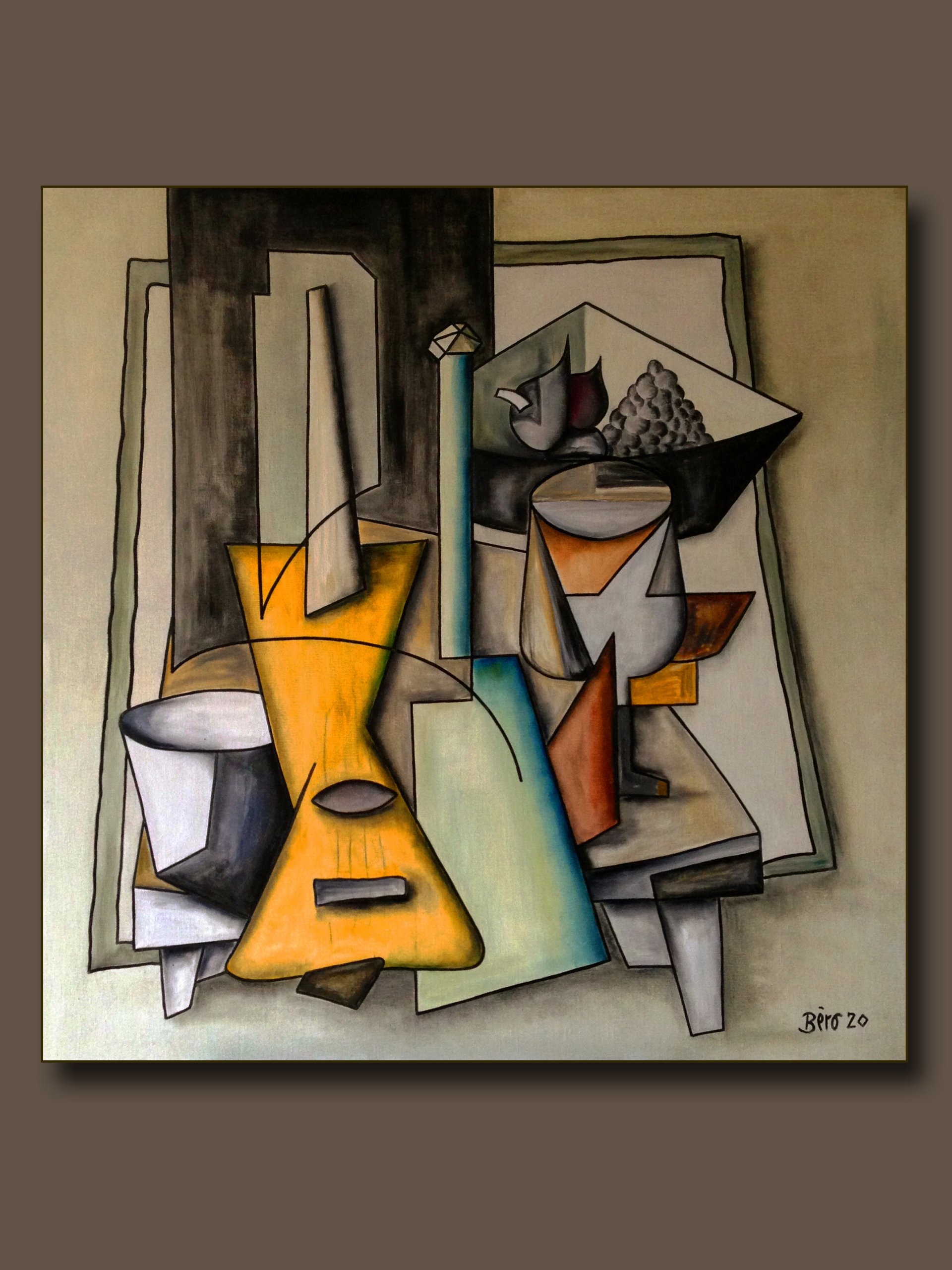 alain beraud peintre cubiste peintures art cubisme minimalisme 2019