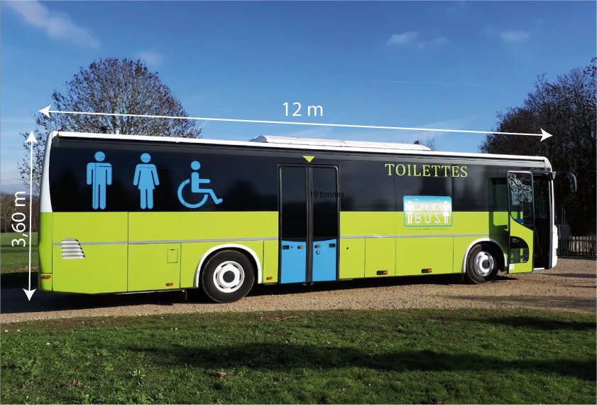 Location de toilettes mobiles avec le PIKABUS pour vos évènements