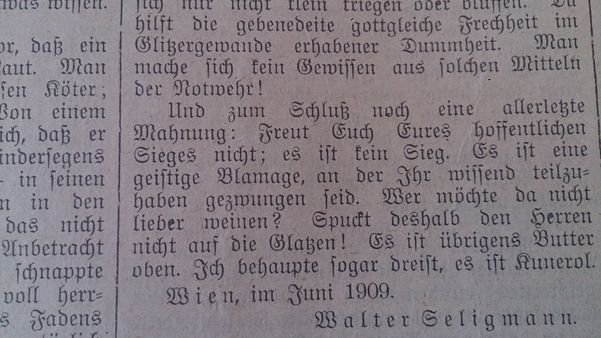 Zeitungsartikel