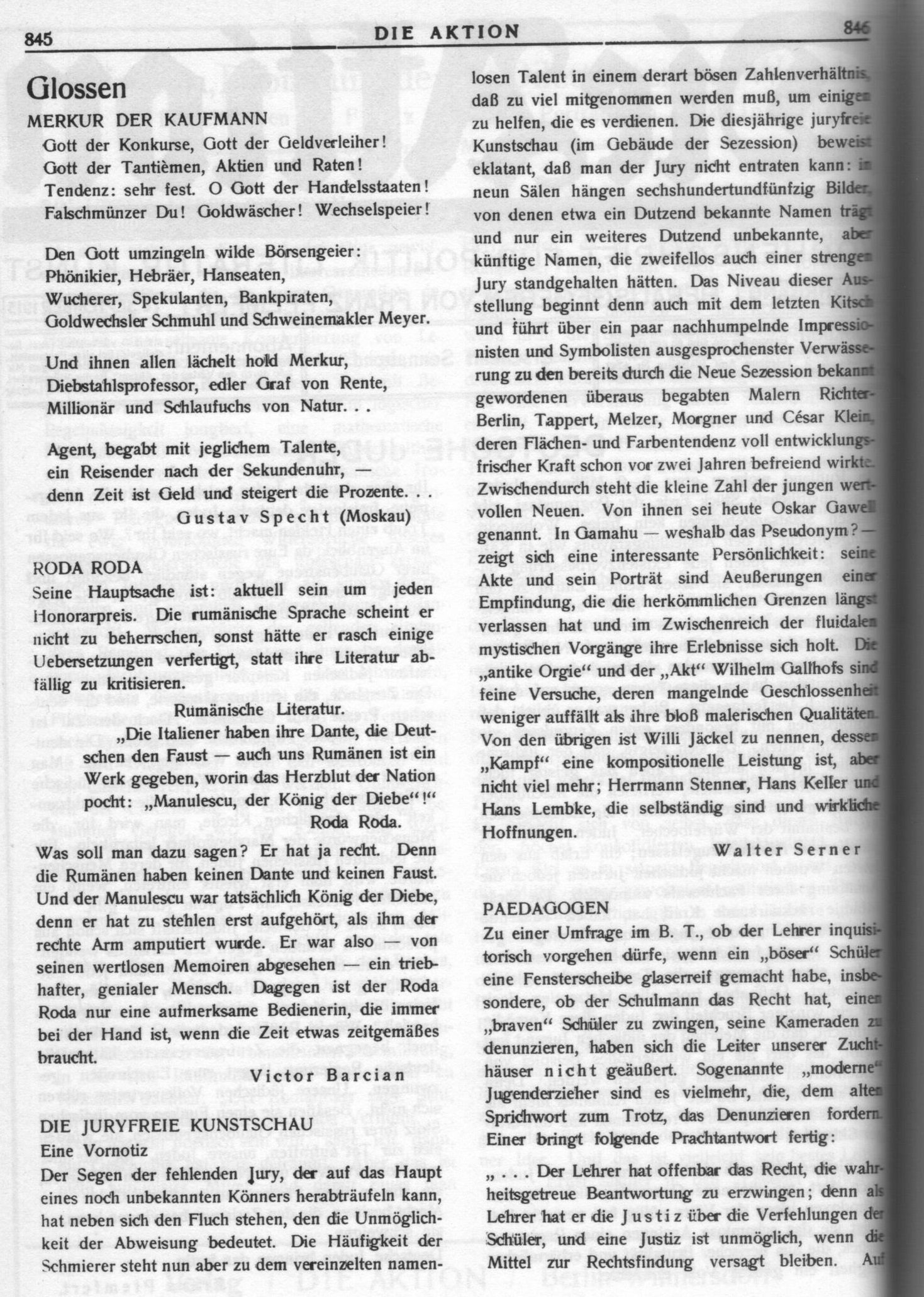 Die Aktion 1913