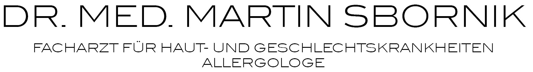 Dr. med. Martin Sbornik - Dermatologe & Allergologe
