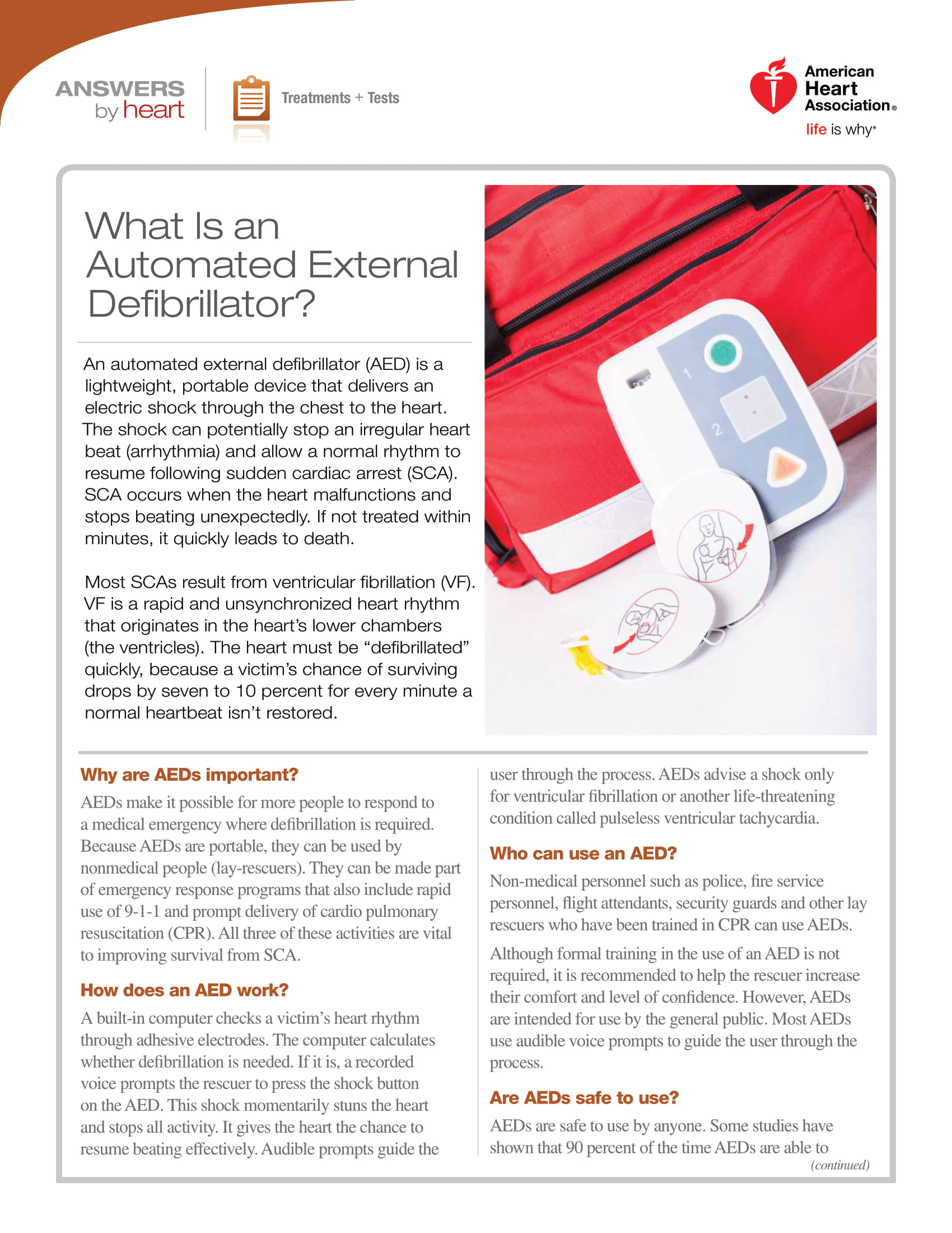 Safety Institute of MD-What is an AED?