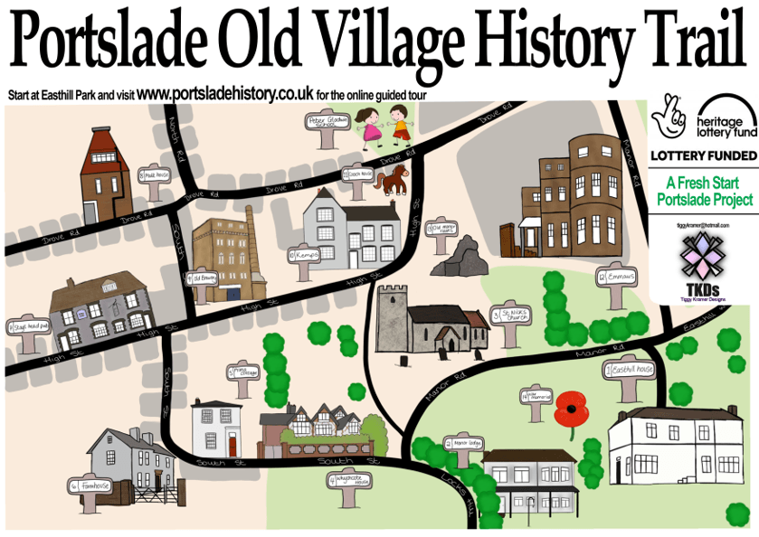 Portslade History Trail. 1000 years of history in a one mile walk