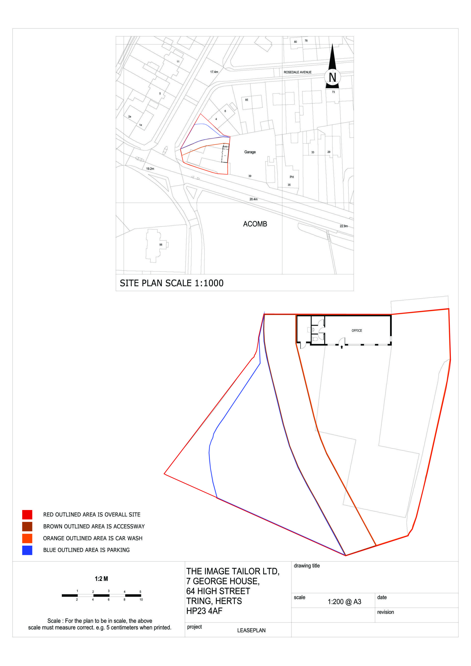 Leaseplan plan samples, Title plan example pricing