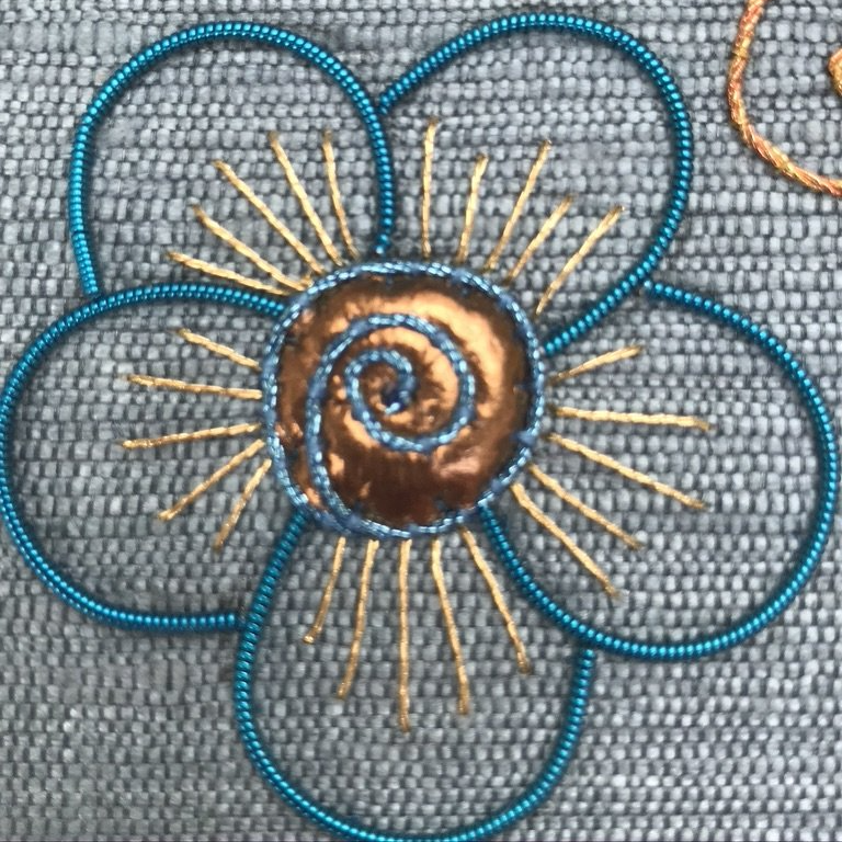 Embroidery teaching