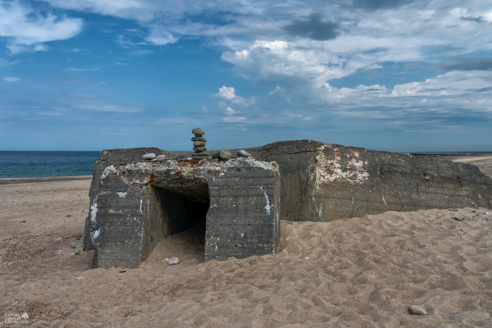 There are many bunkers on the Danish North Sea coast