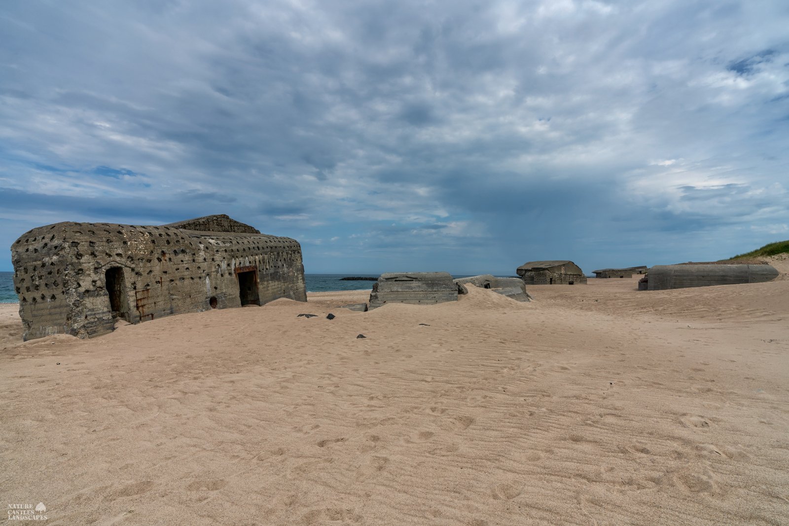 There are many bunkers on the Danish North Sea coast