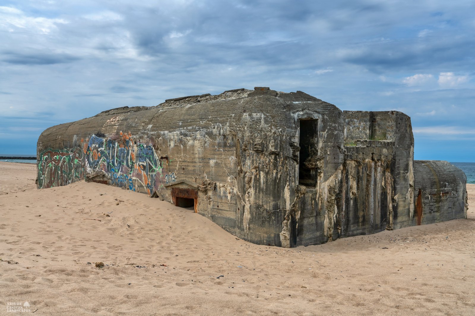 There are many bunkers on the Danish North Sea coast