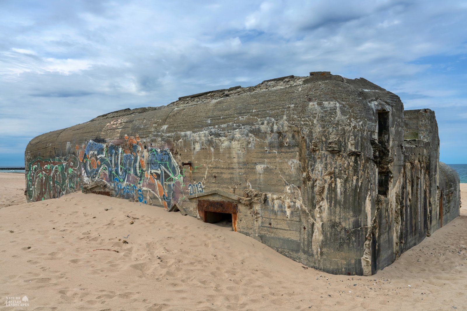 There are many bunkers on the Danish North Sea coast
