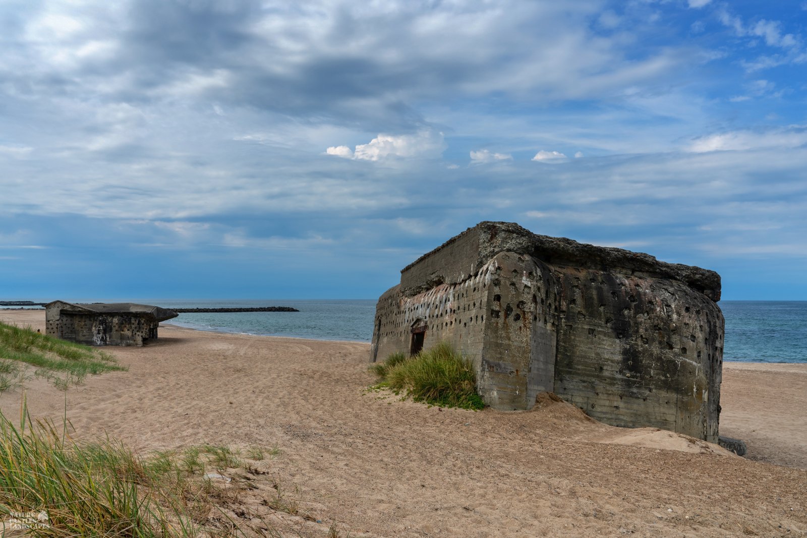 There are many bunkers on the Danish North Sea coast